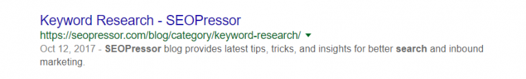 The Importance of SEO Meta Descriptions « SEOPressor – WordPress SEO Plugin